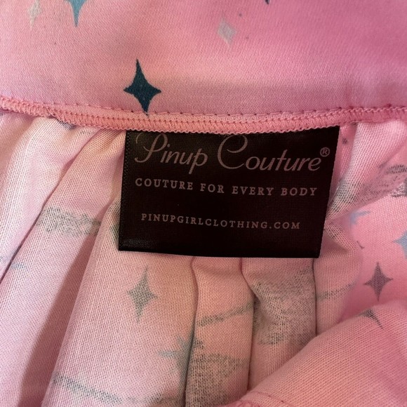 Pinup Couture | Skirts | Pinup Couture Pink Disney Castle Skirt Disney Princess Small | Poshmark
